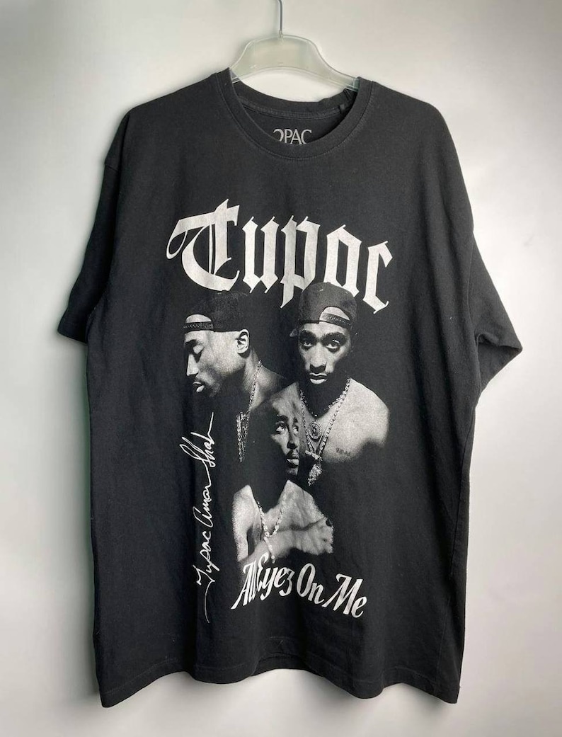 Tupac 2pac Rare Rap Tee American Hip-hop T-shirt Vintage Size XL Men ...