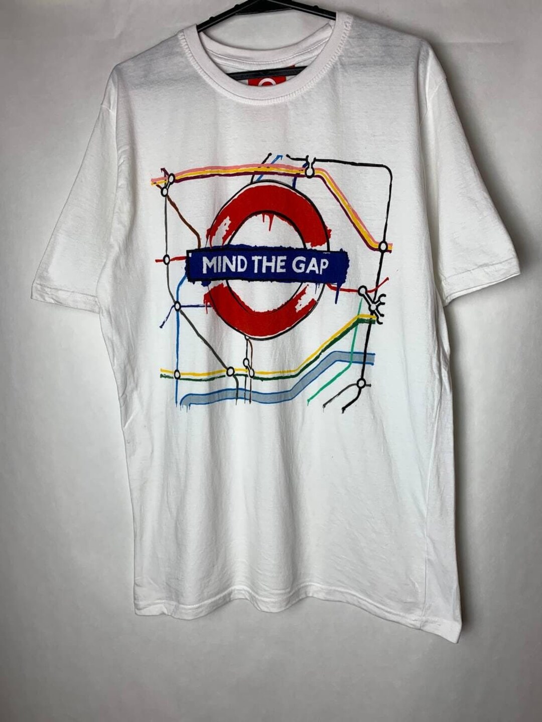 Vintage Y2K Style Transport the London Mind the Gap Underground T Shirt ...