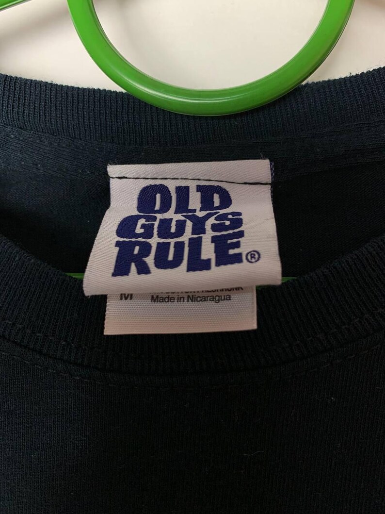 Vintage Old Guys Rule Men T-shirt Navy Loud Fast Built to Last ...