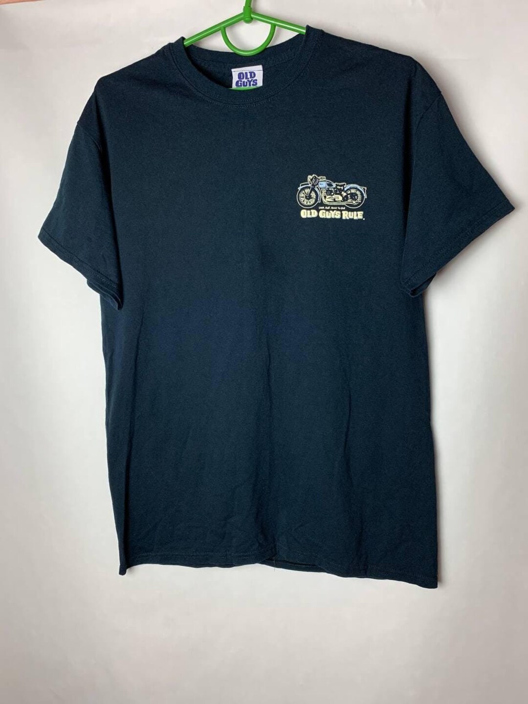 Vintage Old Guys Rule Men T-shirt Navy Loud Fast Built to Last ...