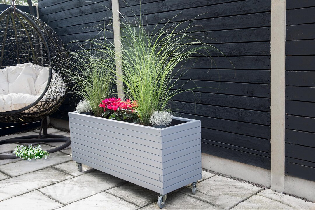 Long Wooden Planters Bespoke Sizes - Etsy UK