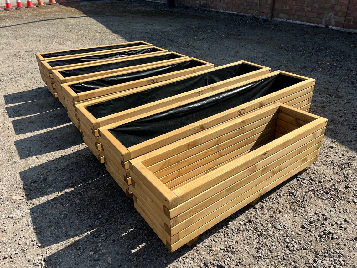 90cm Long Wooden Planters - Etsy