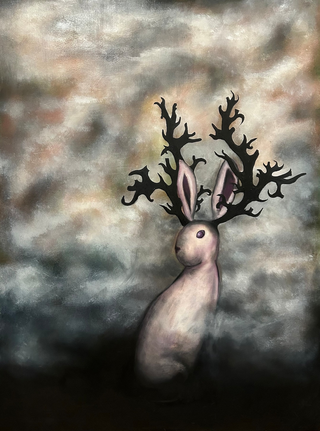 Mythical Creature, Oil Painting, Original, 1 of a Kind, Surreal, Dreamy ...