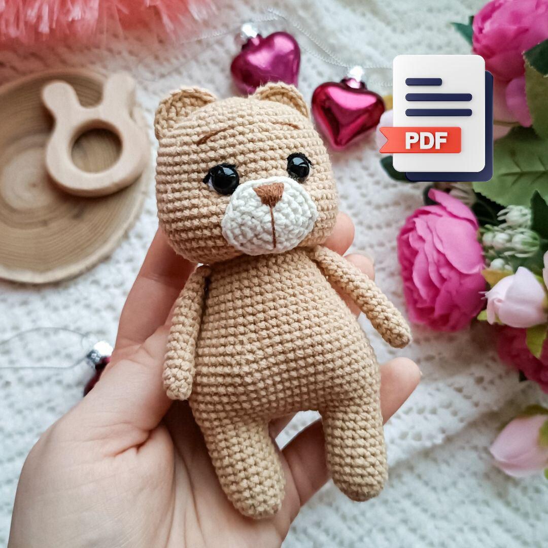 Adorable Crochet Pattern for a Bear Toy - Step-by-step Instructions ...