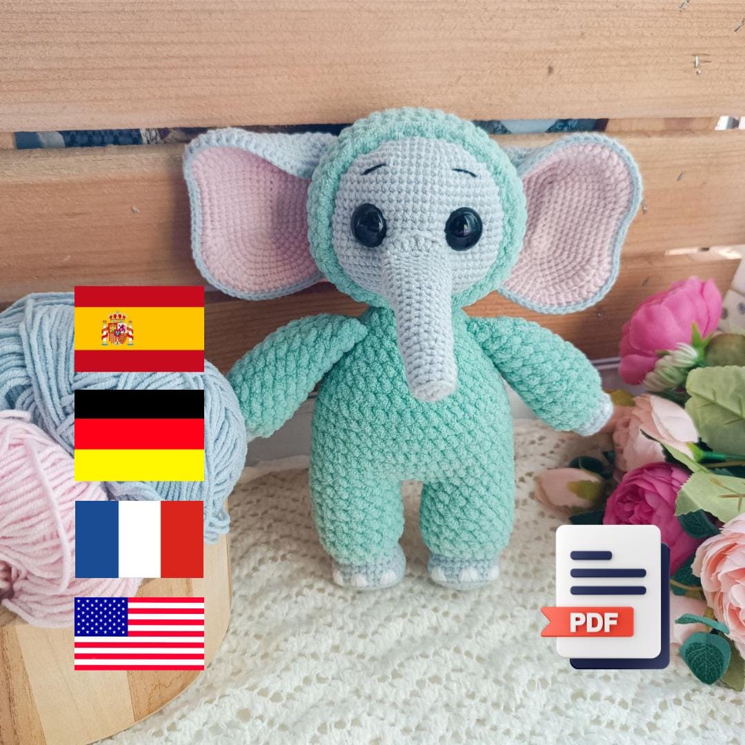 Labubu Plush Monster Crochet Pattern, Amigurumi PDF Tutorial, Labubu ...