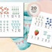SUMMER Count and Clip Cards Number 1-10, Printable Activity Number ...