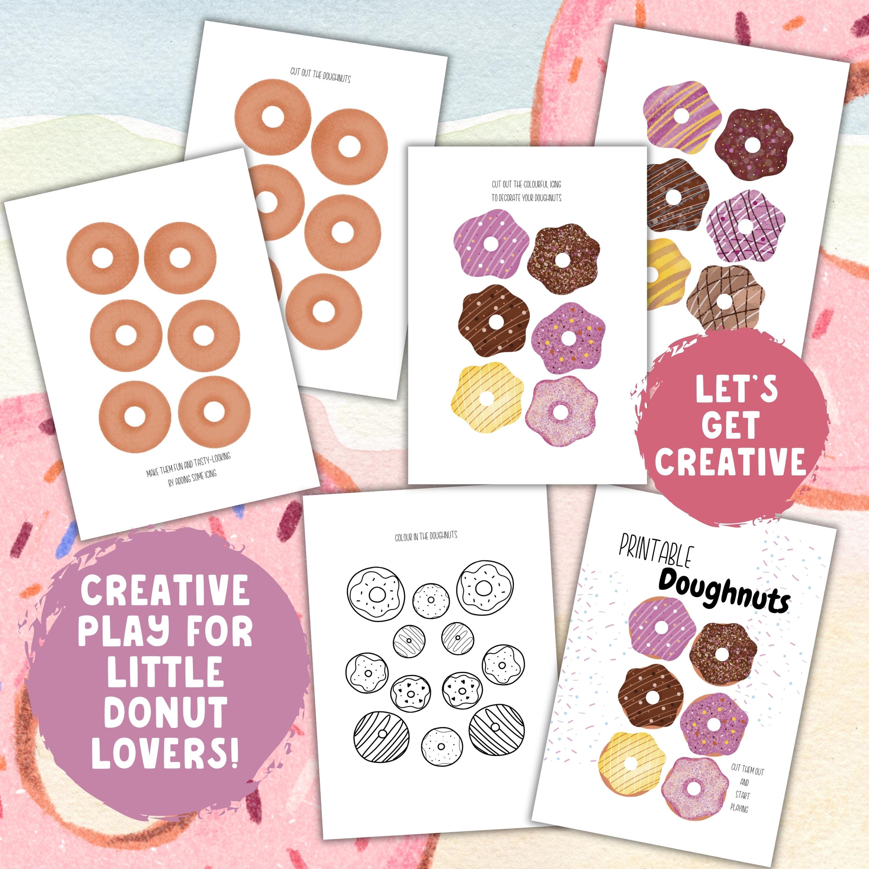 Doughnut Shop Pretend Play Printables, Donut Day Activity, Dramatic ...