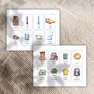 32 Communication Cards | ASD Autism | Printable Speech & Language ...
