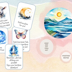 Bible Lunchbox Notes Christian Lunchtime, Christian Affirmation Cards ...