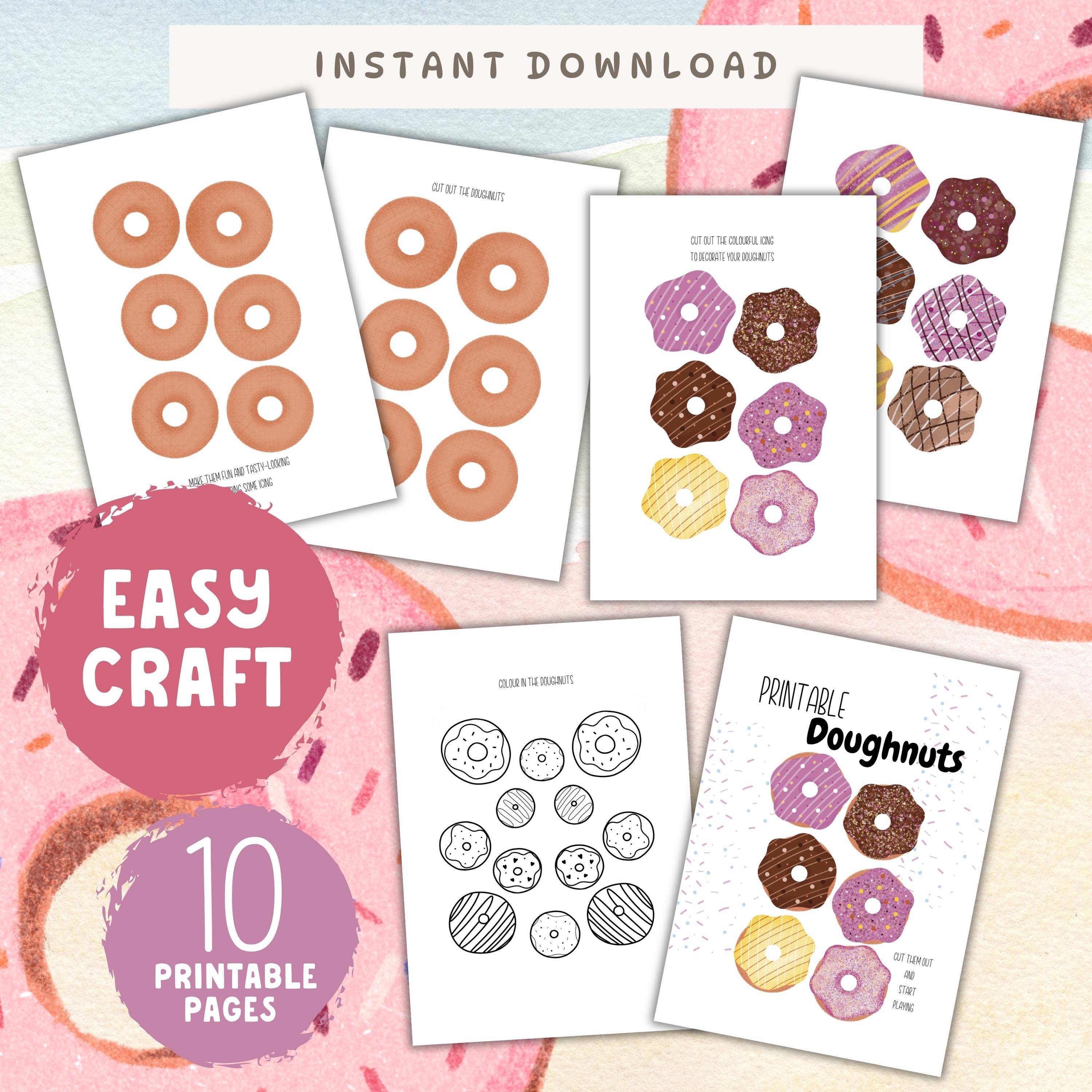Doughnut Shop Pretend Play Printables, Donut Day Activity, Dramatic ...