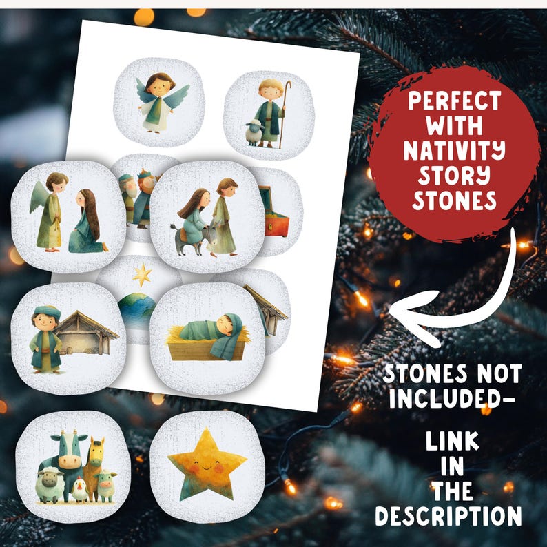 Nativity Sequencing Cards: Christmas Story for Kids Advent Storytelling ...