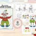 Clown Paper Doll PRINTABLE Preschool Homeschool Paper Craft Toddler ...