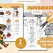 FALL Movement Cube, Printable Autumn Movement Activity, Excercise ...