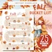 Fall Bucket List for Kids: Autumn Activity Checklist (PDF) - Etsy