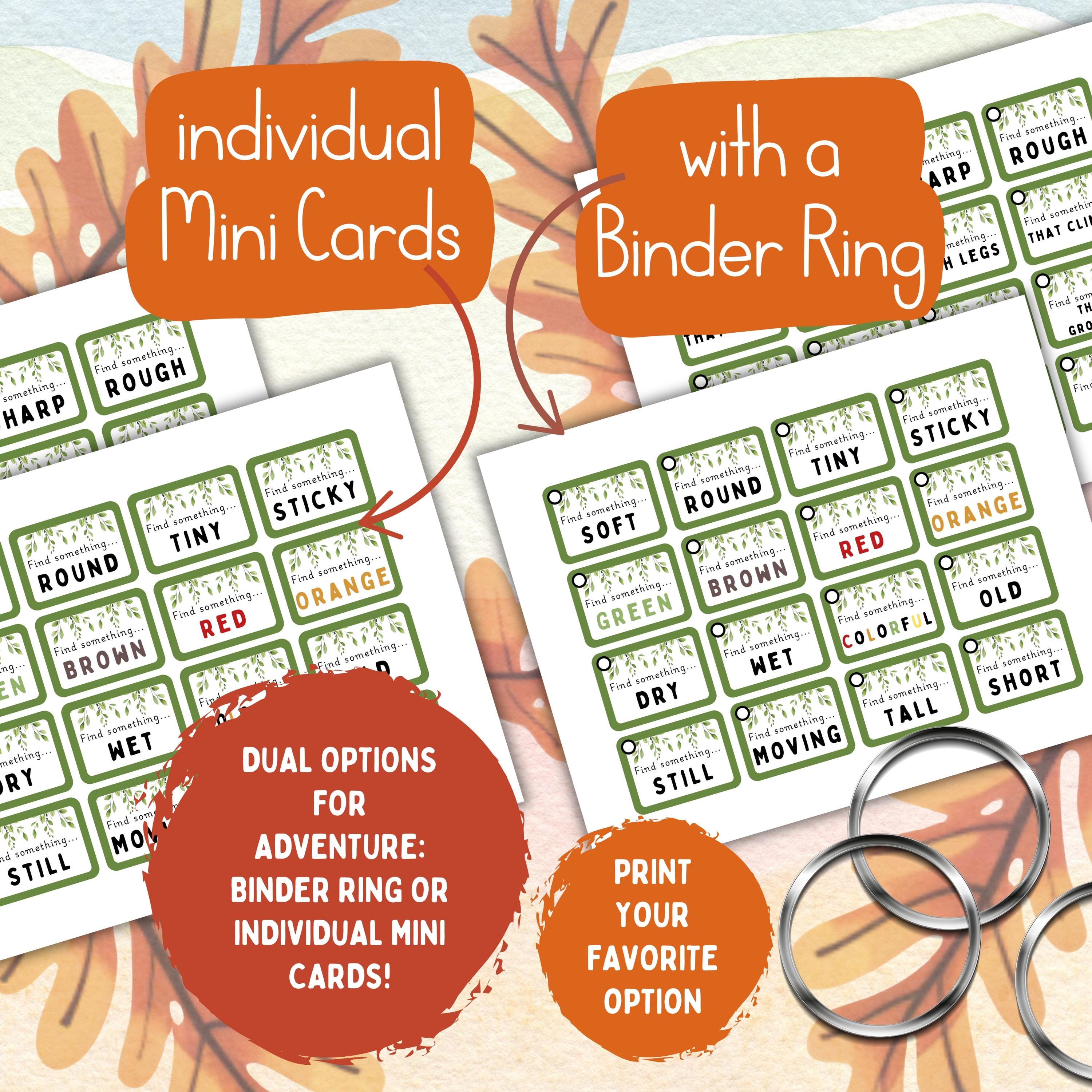 Forest School MINI Cards | I Spy Outdoor Game| Scavenger Hunt ...