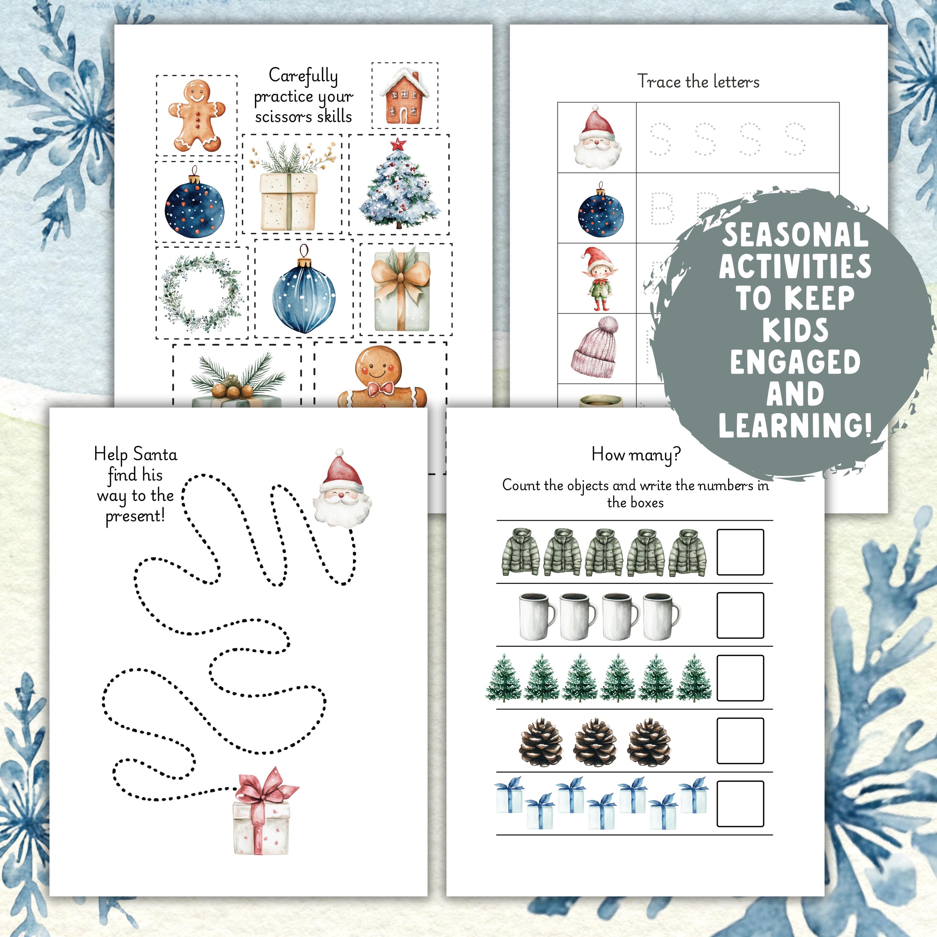 Winter Unit Study Workbook | Montessori Inspired Preschool Printable ...