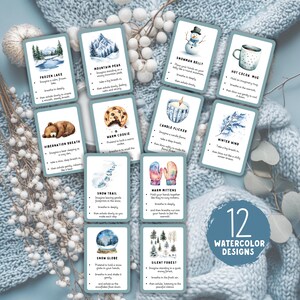 Winter Breathing Exercise Cards for Kids: Mindful Calming Activity (PDF ...