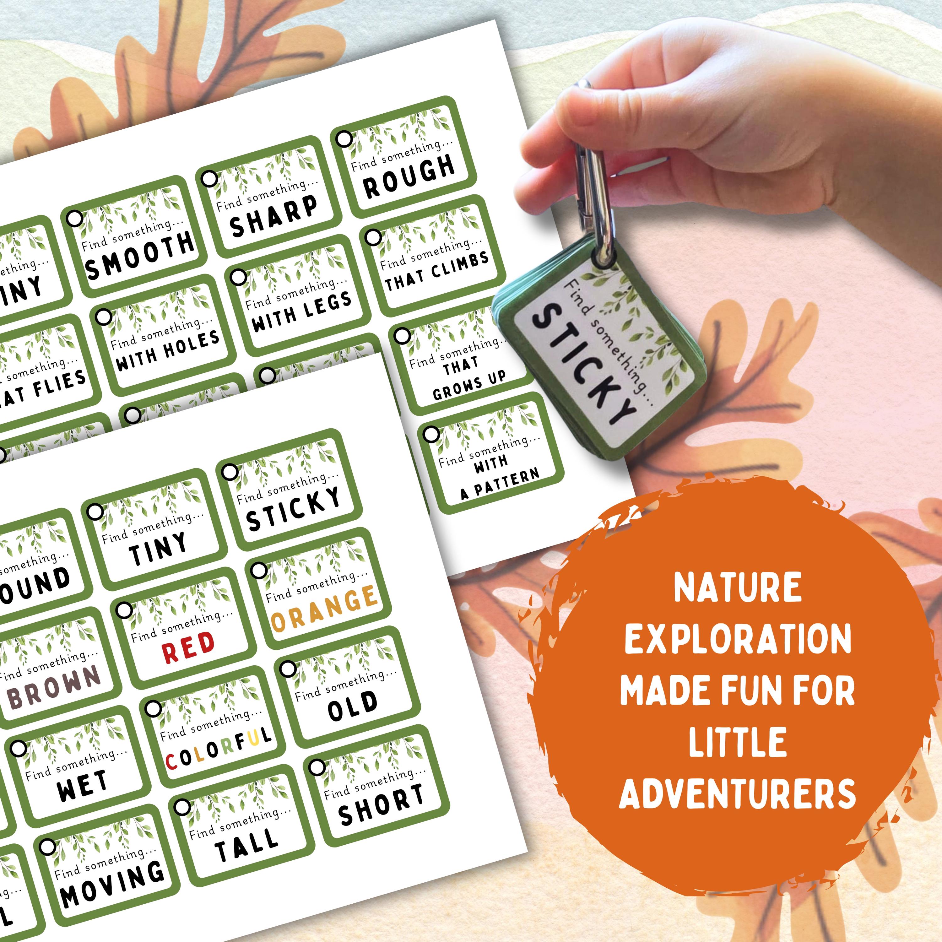 Forest School MINI Cards | I Spy Outdoor Game| Scavenger Hunt ...