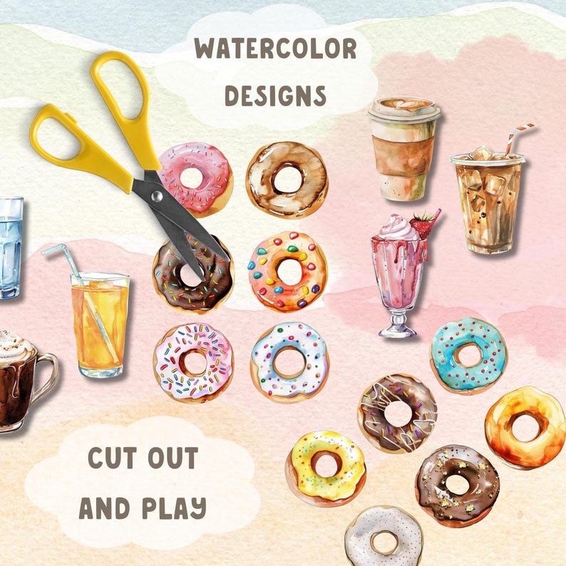 Donut Shop Pretend Play Activity | Printable Donut Day | Imaginative ...
