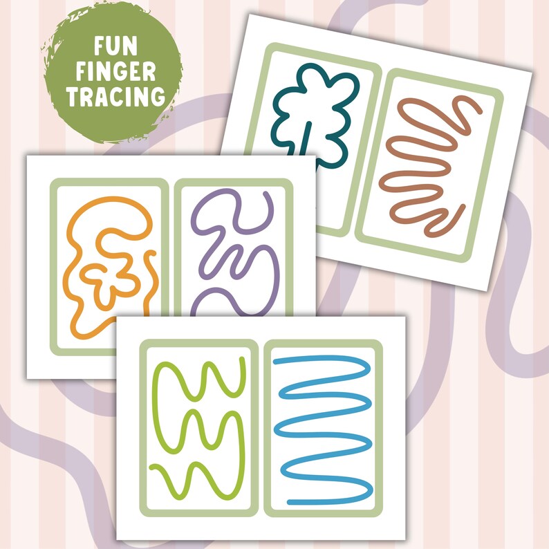 Finger Tracing Cards | Calm Down Corner | Calming Activity Flashcards ...
