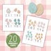 Easter Egg Count and Clip Cards: Montessori Math Game 1-10 (PDF) - Etsy