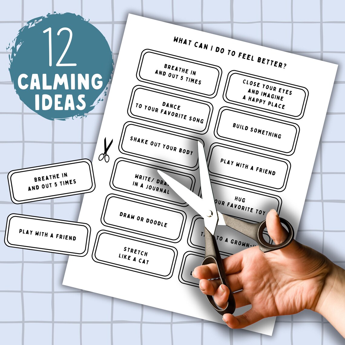 My Emotions Map Poster: Feelings Chart for Kids | Calm Down Corner SEL ...