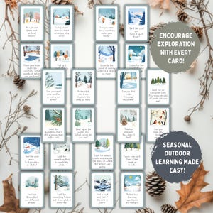 Winter Outdoor Exploration Cards for Kids | Forest School Ideas ...