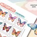 Butterfly Memory Game, Printable Memory Cards, Butterfly Match Memory ...