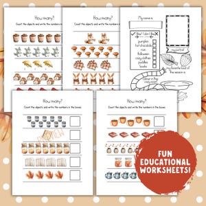 Fall Workbook for Kids | Autumn-themed Learning Activities & Fun ...