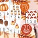 FALL Count and Clip Cards Number 1-10, Autumn Printable Activity Number ...