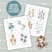 Animal Number Flashcards 1-20: Printable Counting Cards (PDF) - Etsy