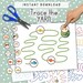 Trace the Road Preschool Worksheets | Car Tracing Printables | Pre ...