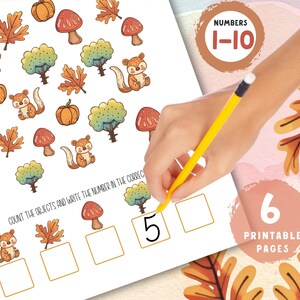FALL Bundle 5 in 1, Printable Set, Autumn Movement Cube, Activity ...