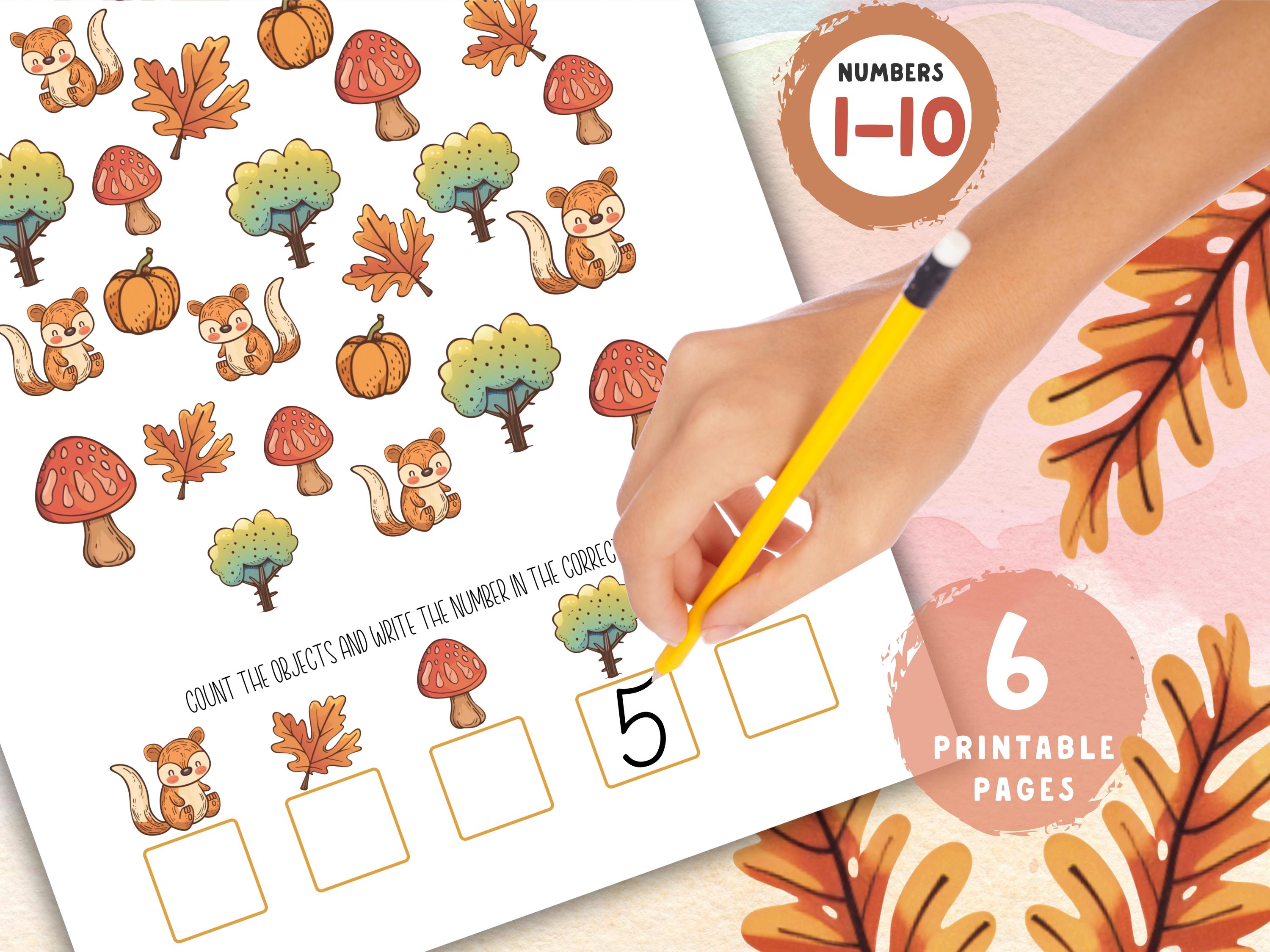 FALL Bundle 5 in 1, Printable Set, Autumn Movement Cube, Activity ...