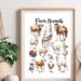 Farm Animals Poster: Montessori Nursery Decor (PDF) - Etsy