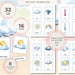 WEATHER 3-part Cards, Flash Cards, Calming Corner Activity, Montessori ...