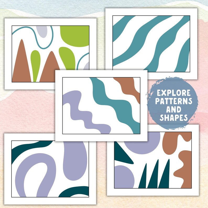 Reggio-inspired Loose Parts Pattern Mats | Printable Playdough Activity ...