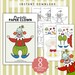 Clown Paper Doll Printable Craft: Dress-up Activity (PDF) - Etsy
