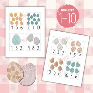 Easter Eggs Count and Clip Cards Montessori Math Printable Spring ...