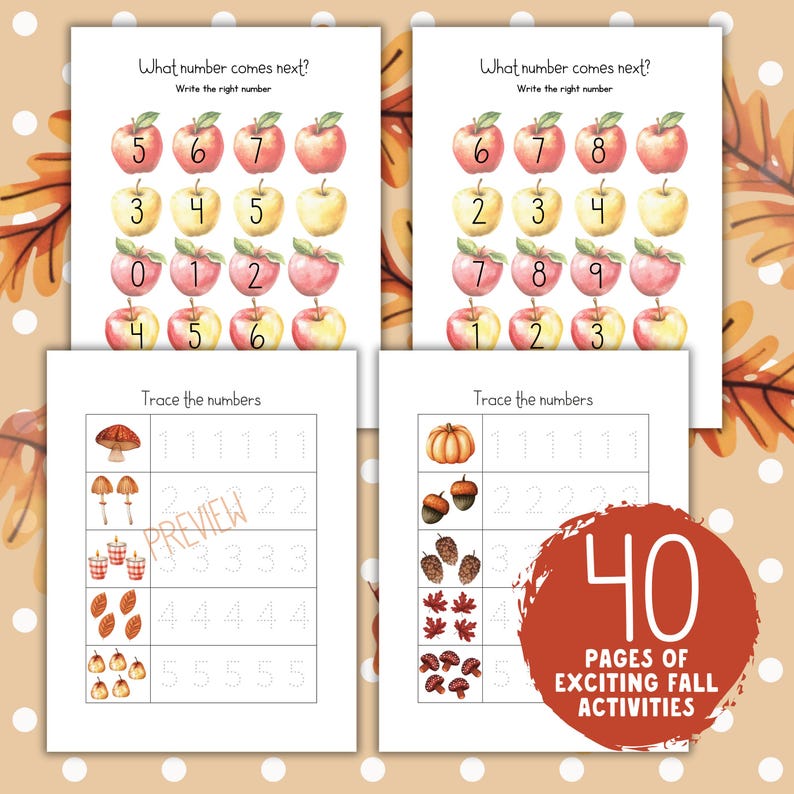 Fall Workbook for Kids | Autumn-themed Learning Activities & Fun ...