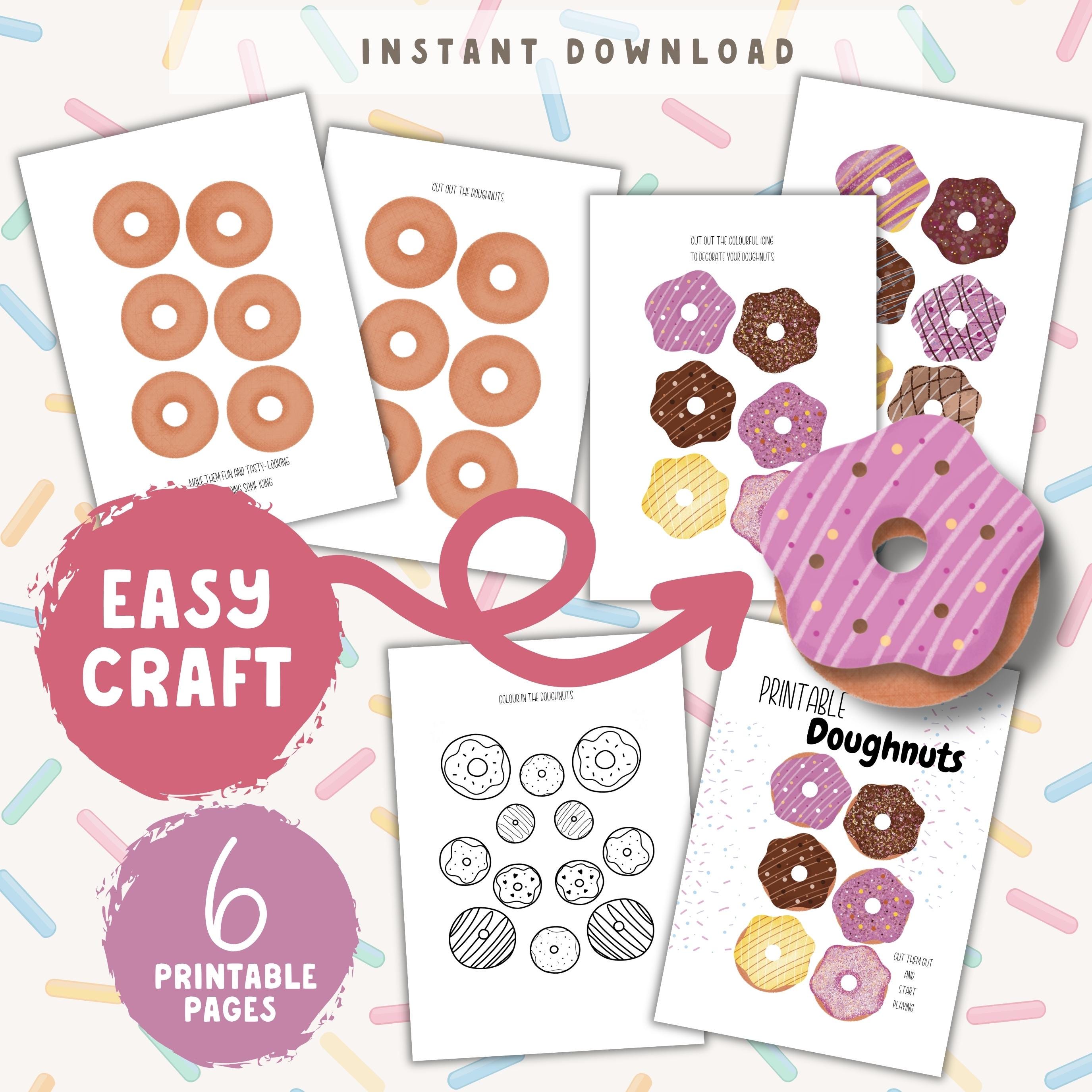Doughnut Shop Pretend Play Printables, Donut Day Activity, Dramatic ...