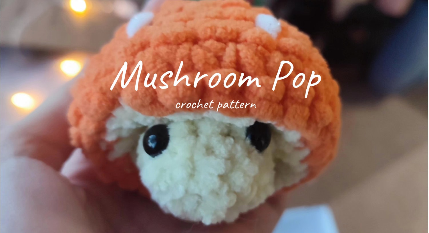 Cute Mushroom Pop Crochet PATTERN - Etsy