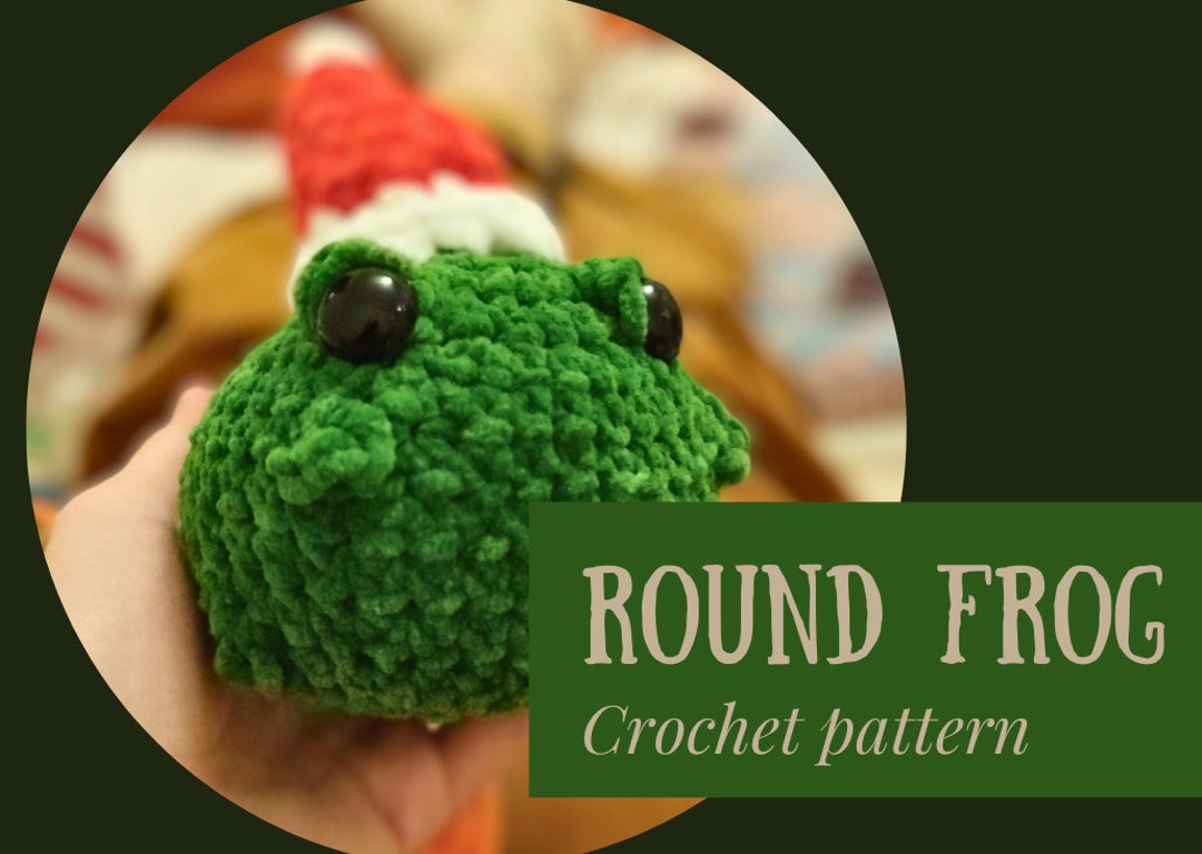 Round No-sew Frog Crochet PATTERN - Etsy