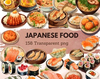 Japanese Food SVG PNG Snack Street Food Tempura Takoyaki Takiyaki Ramen ...