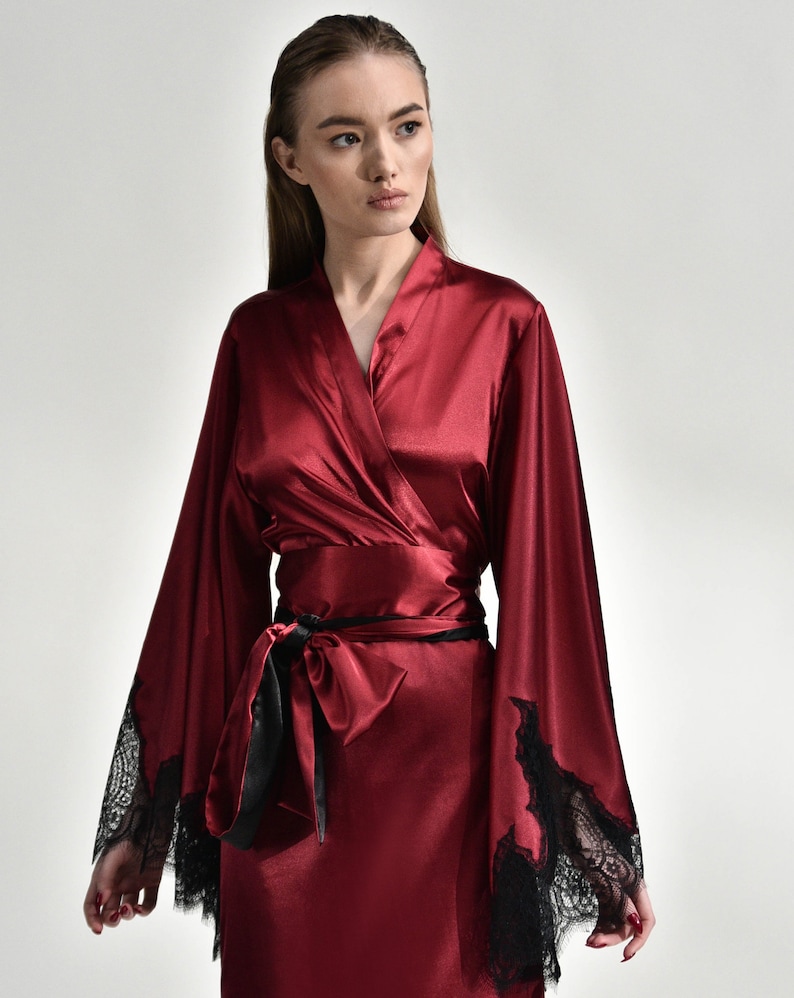 Burgundy Robe, Old Hollywood Glam, Old Hollywood Glamour, Dressing Gown ...