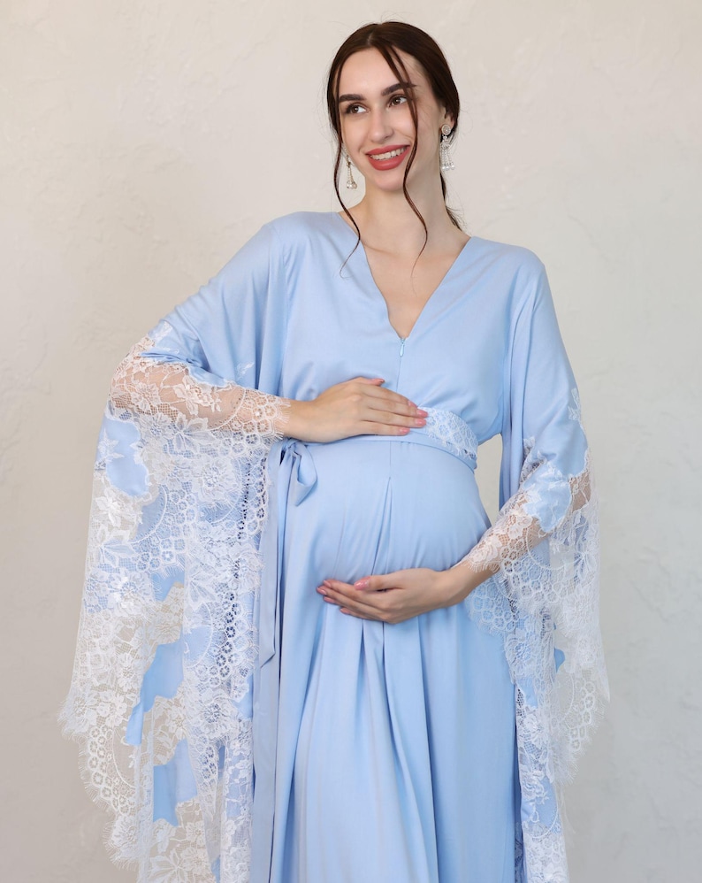 Postpartum Loungewear, Maternity Photoshoot Dress, Labor and Delivery ...