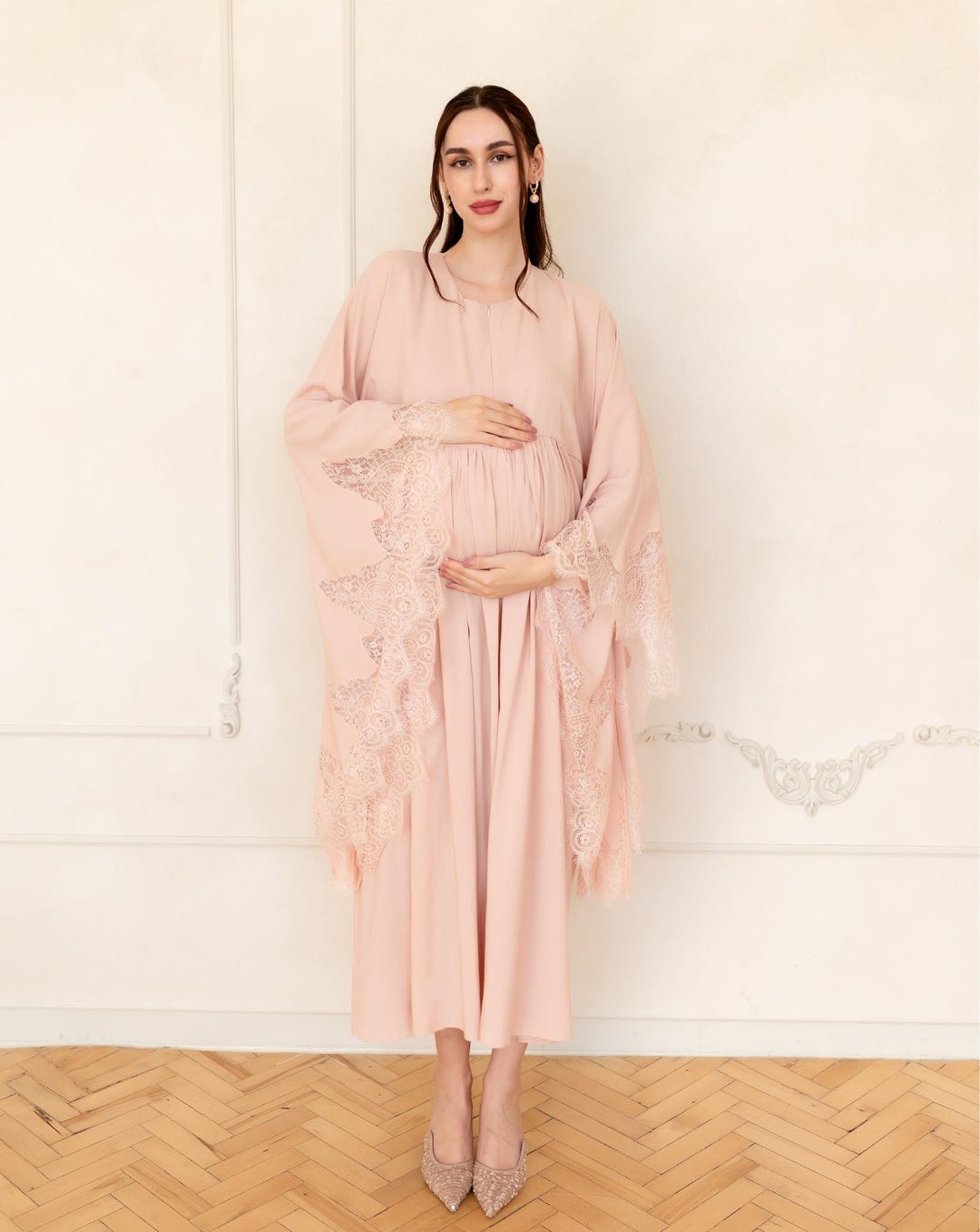 Postpartum Loungewear, Maternity Photoshoot Dress, Labor and Delivery ...