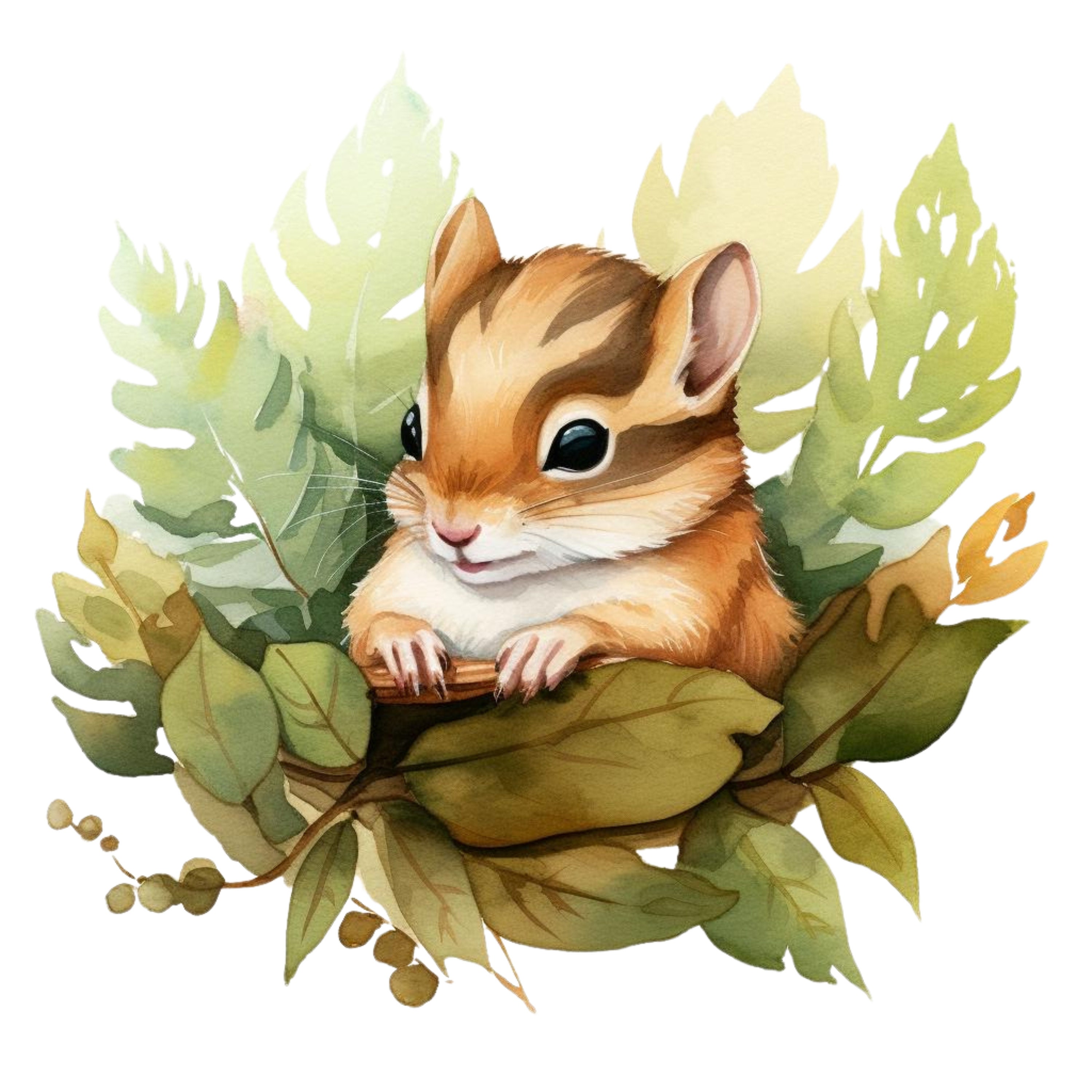 Woodland Animals Clipart 20 PNG & SVG Transparent Background Commercial ...