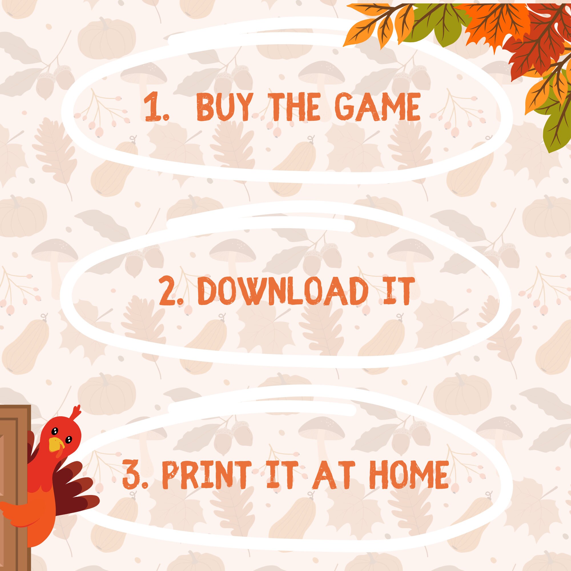 Thanksgiving Escape Room Game | Thanksgiving Printable Party for Kids ...