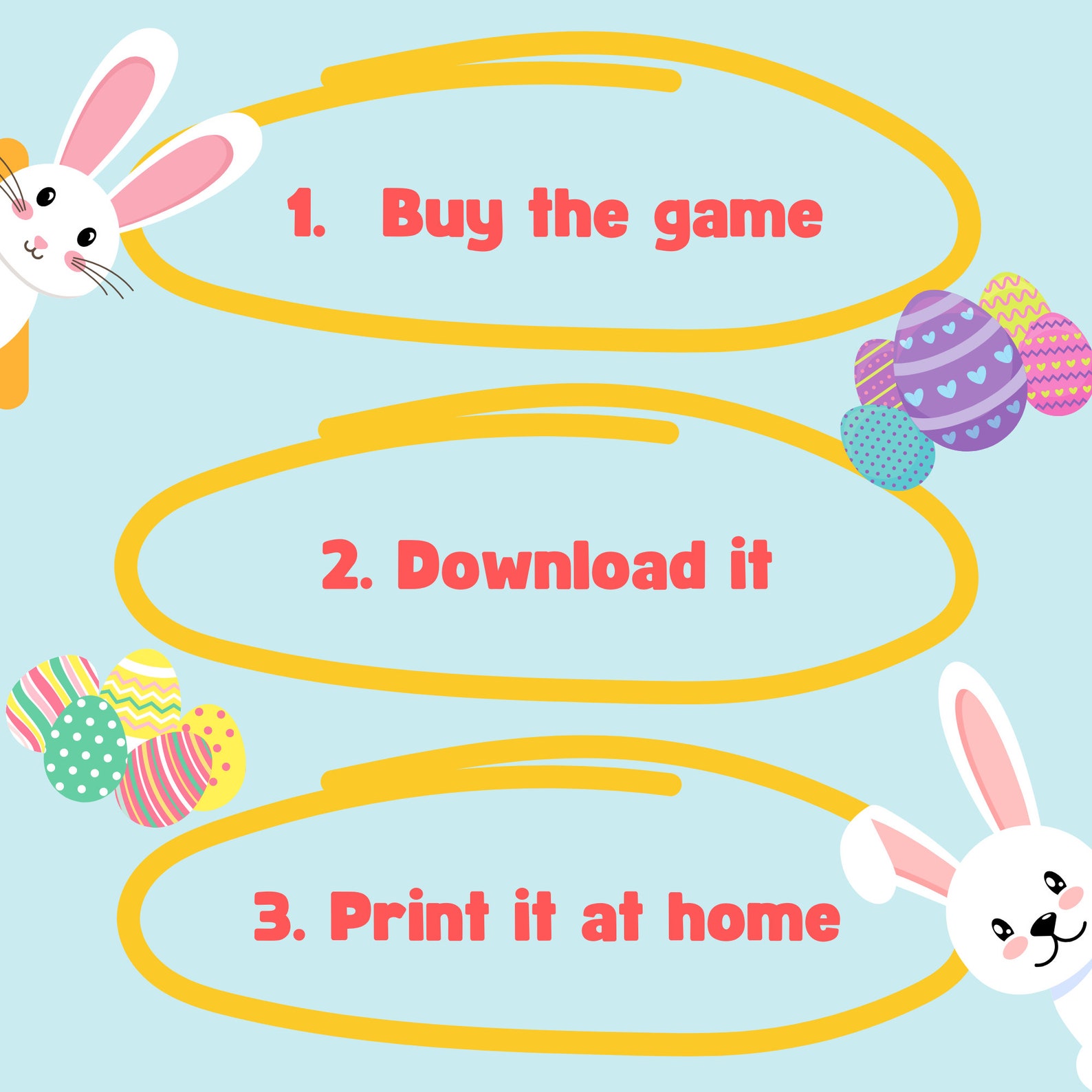 EASTER Escape Game Kit Kids Adults Family Teenagers Printable Games ...